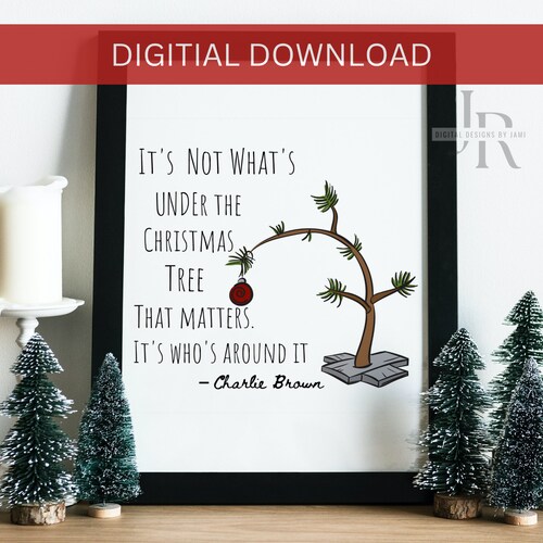 It's Not What's Under the Tree That Matters It's - Etsy