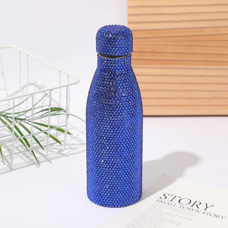 Diamond Bling Water Bottle Thermos JLO Crystal - Etsy