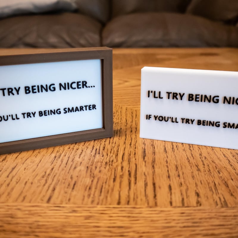 Funny Desk Sign - Etsy