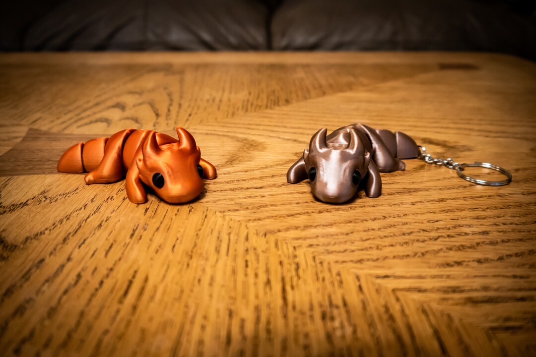 Zou Baby Dragon Fidget Toy Keychain - Etsy