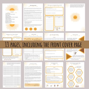 Printable Morning Habits, Routines and Rituals Workbook, Develop a New ...