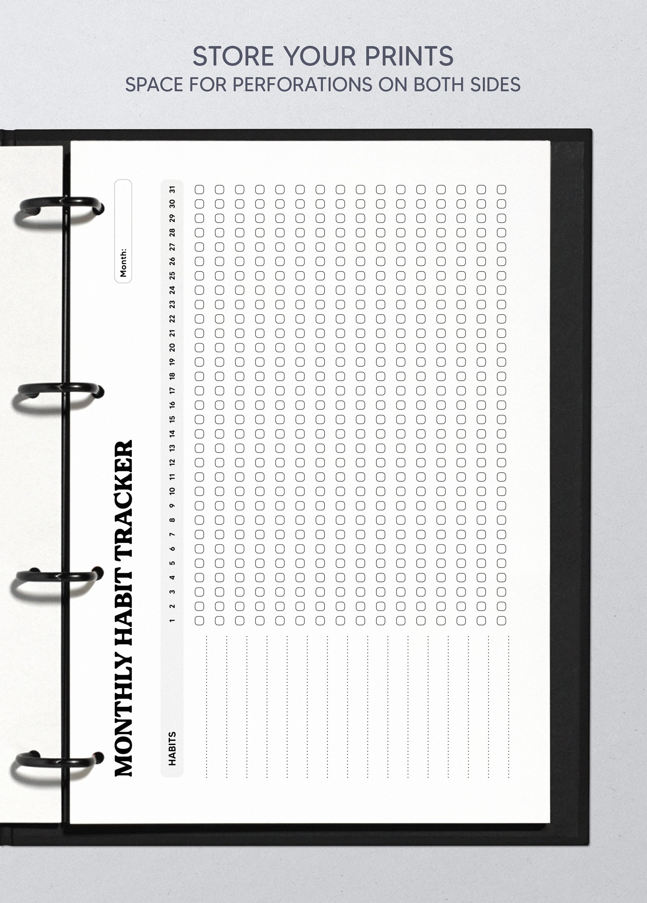 Monthly Habit Tracker, Routine Tracker, 30 Days Habit Challenge ...