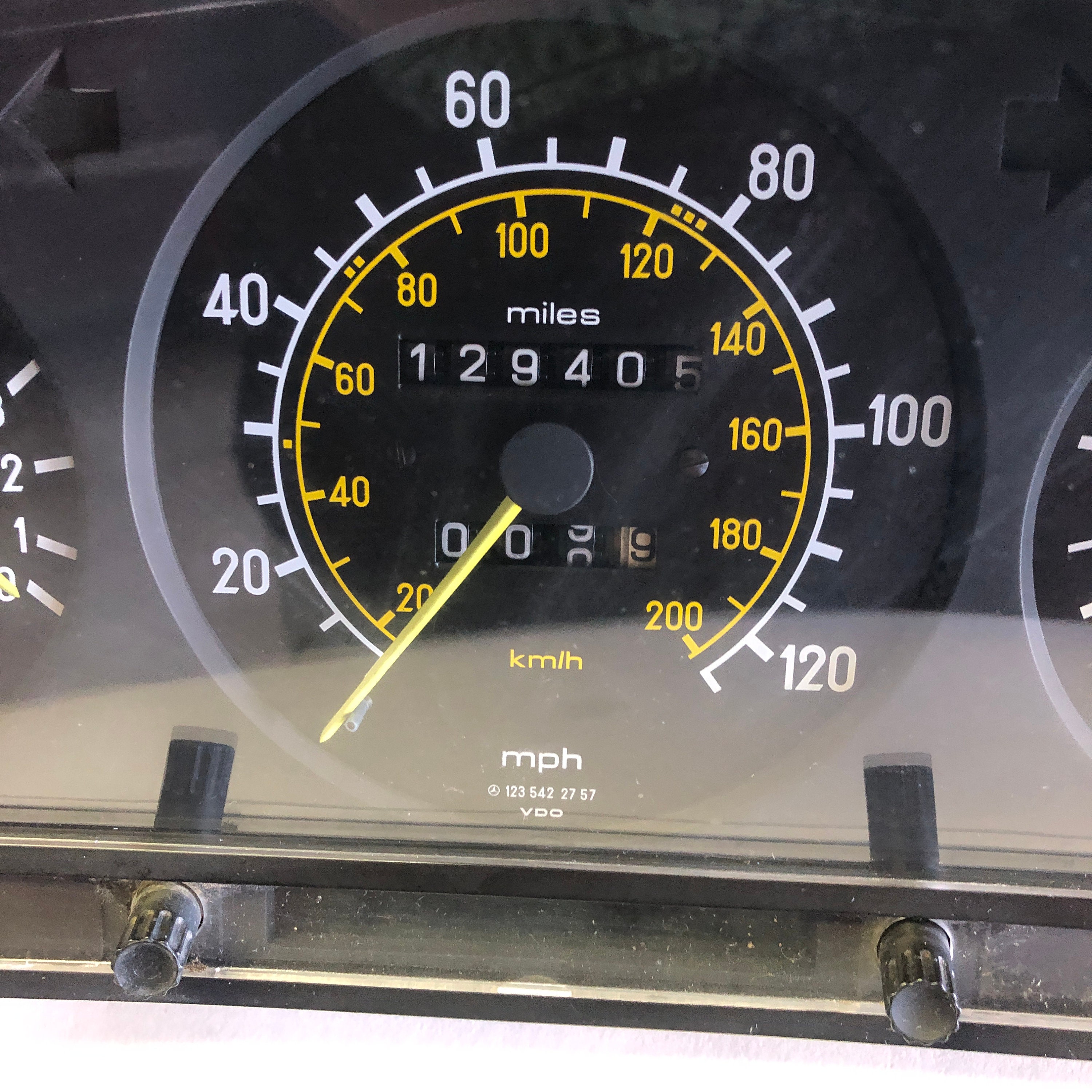 W123 Instrument Cluster, Speedometer, Tachometer, Fuel, Oil, Temp, 300D ...