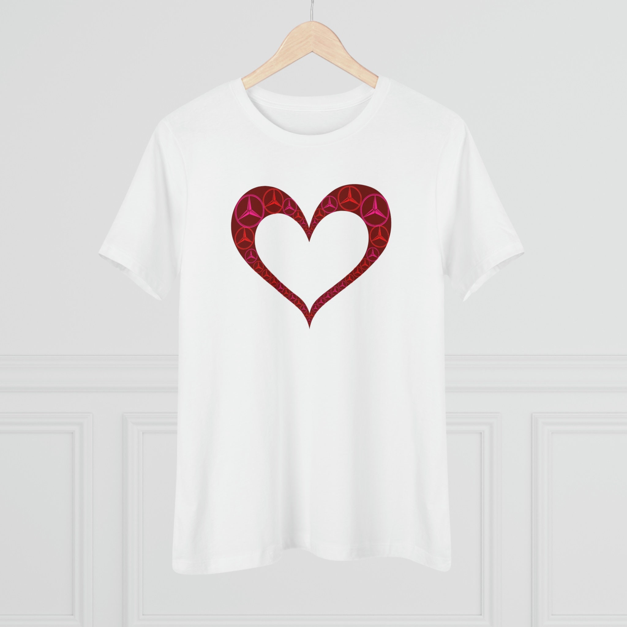 Mercedes Heart T Shirt, Mercedes Gift, Gift for Mercedes Lover Mercedes ...