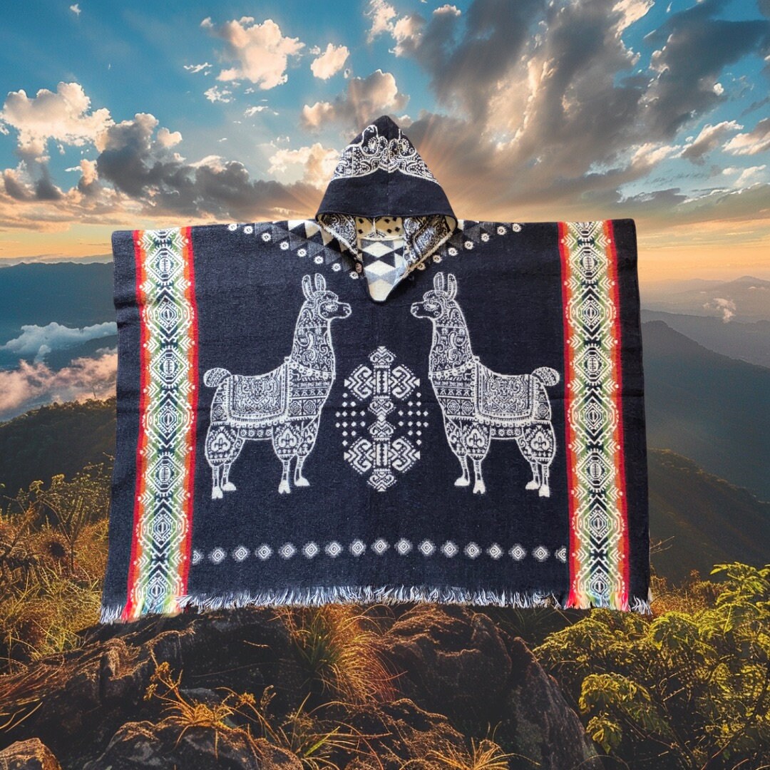 Handmade Native American Llama Poncho - Etsy
