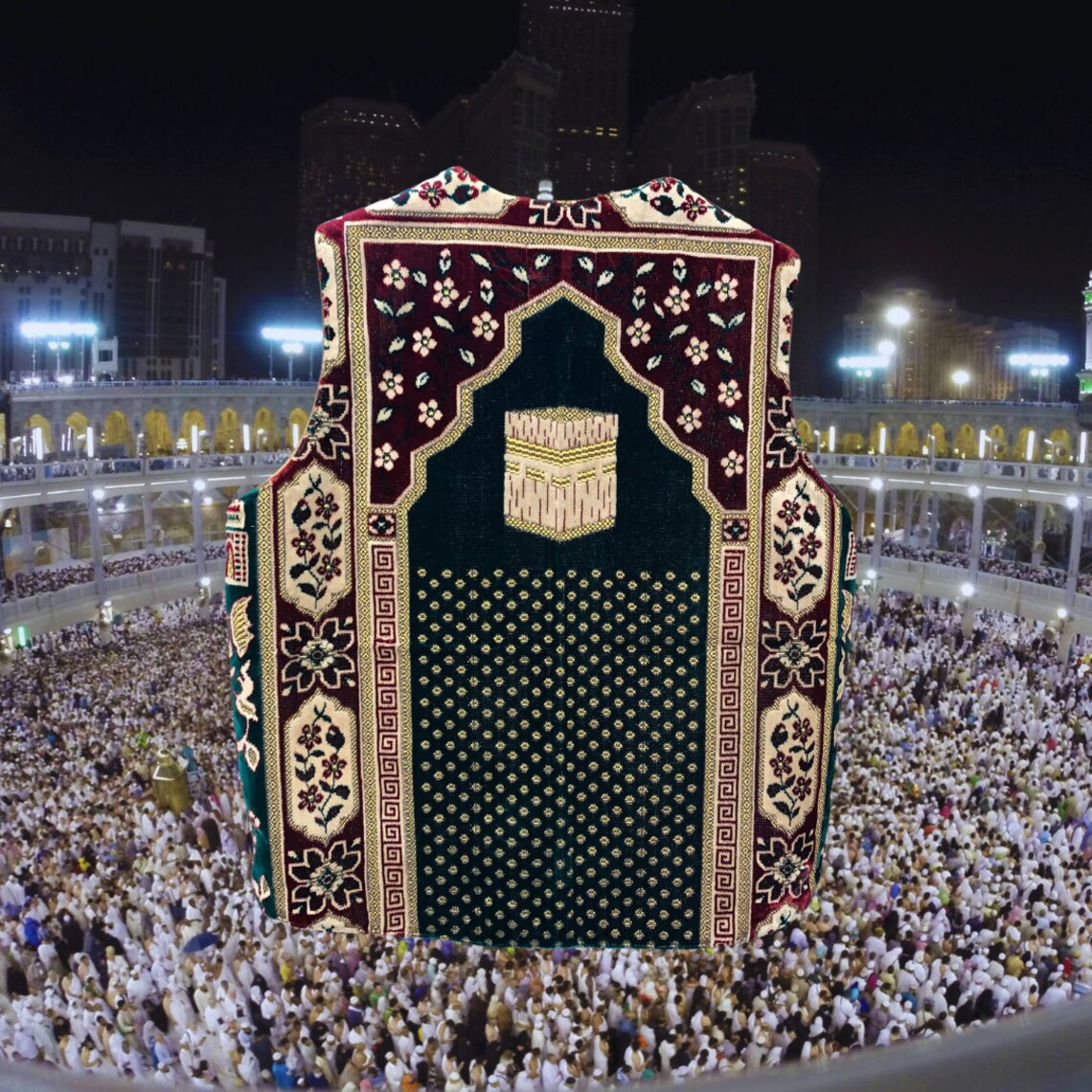 Kaaba Rug Islamic Vest - Etsy