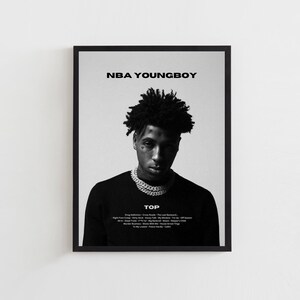 NBA Youngboy Digital Download Poster, Top Album, Music Artist Album ...