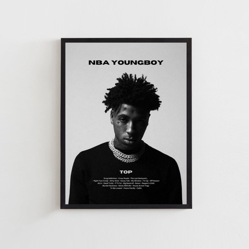 NBA Youngboy Digital Download Poster, Top Album, Music Artist Album ...