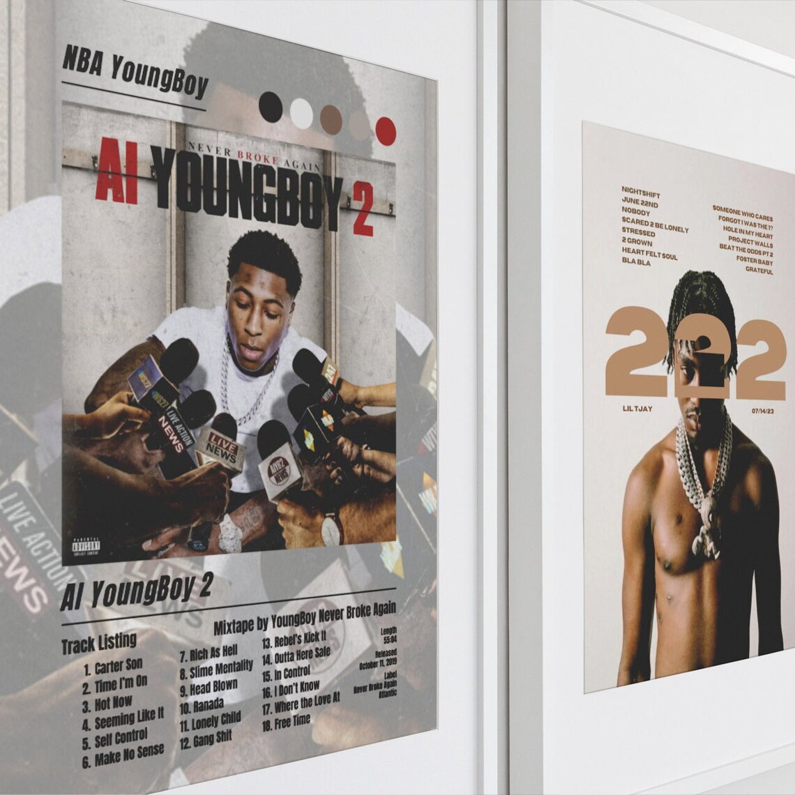NBA Youngboy Digital Download Poster, Youngboy Never Broke Again Poster ...
