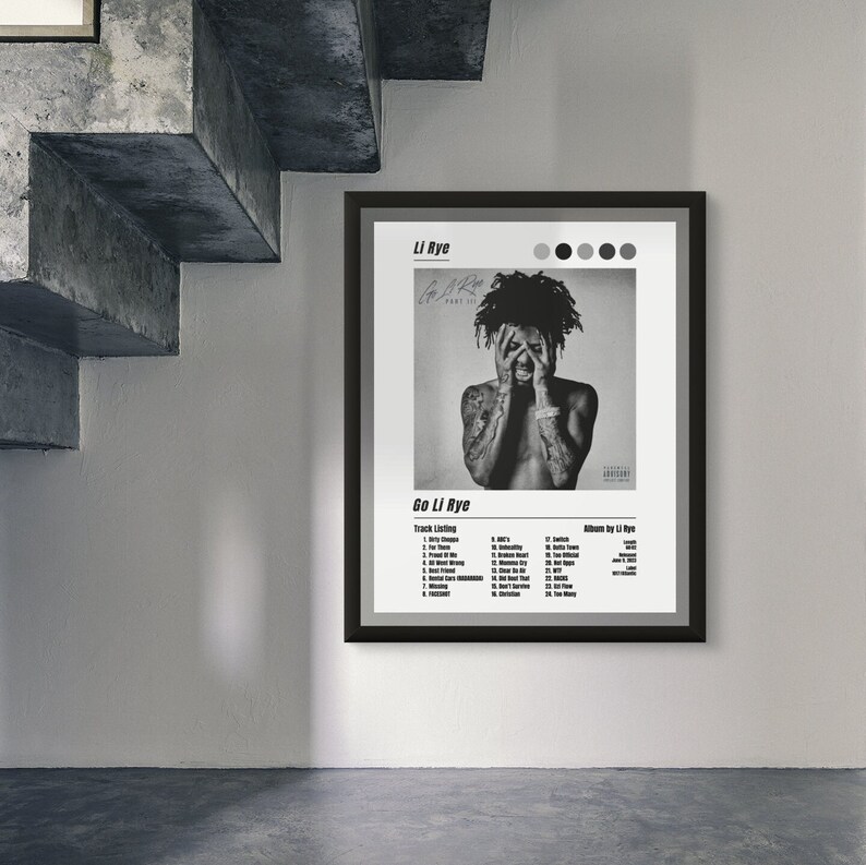 Li Rye Digital Download Poster, Go Li Rye Album, Music Artist Album ...