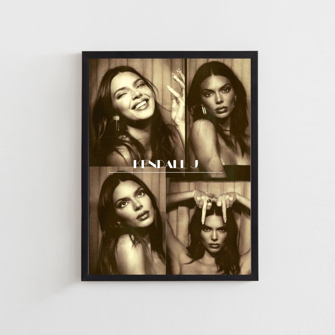 Kendall Jenner Digital Download, Wall Art Poster, Vintage Poster Art - Etsy