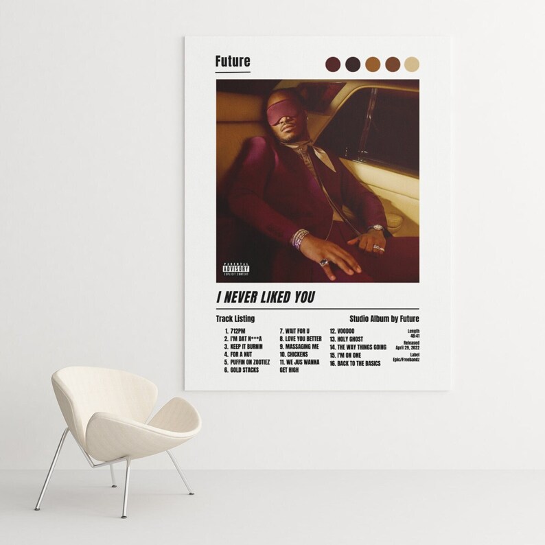 Future Digital Download Poster, I NEVER LIKED YOU Album, Music Artist ...