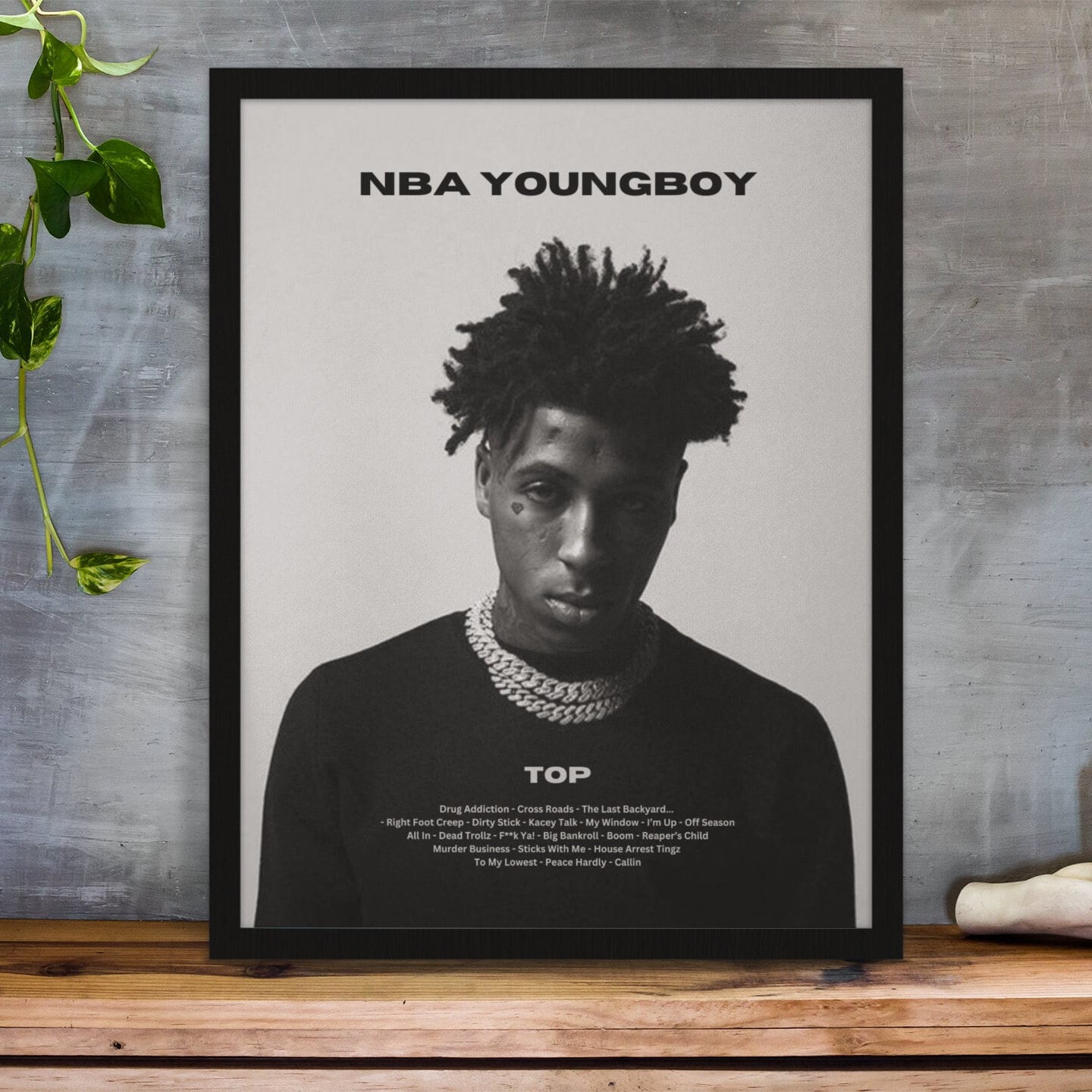 NBA Youngboy Digital Download Poster, Top Album, Music Artist Album ...