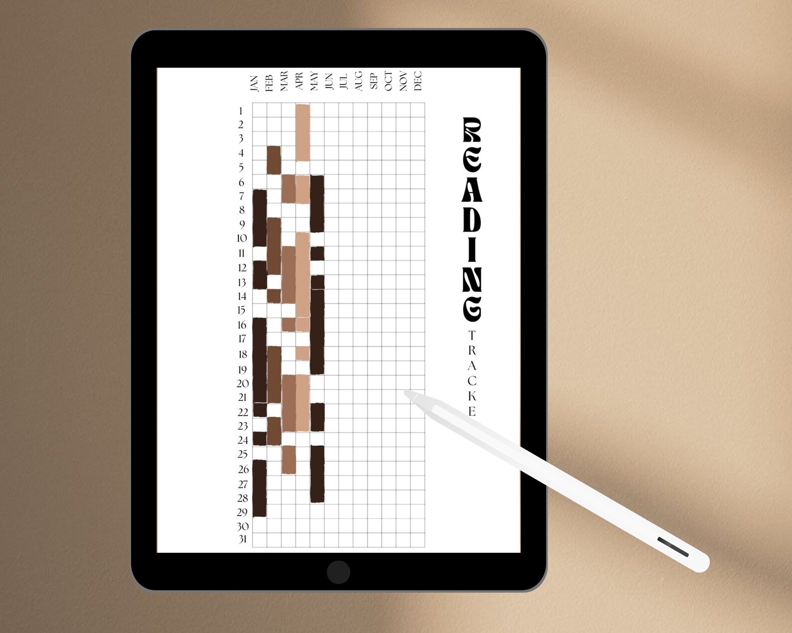 Reading Tracker / Book Log, Reading Habits Overview, Printable Tracker ...