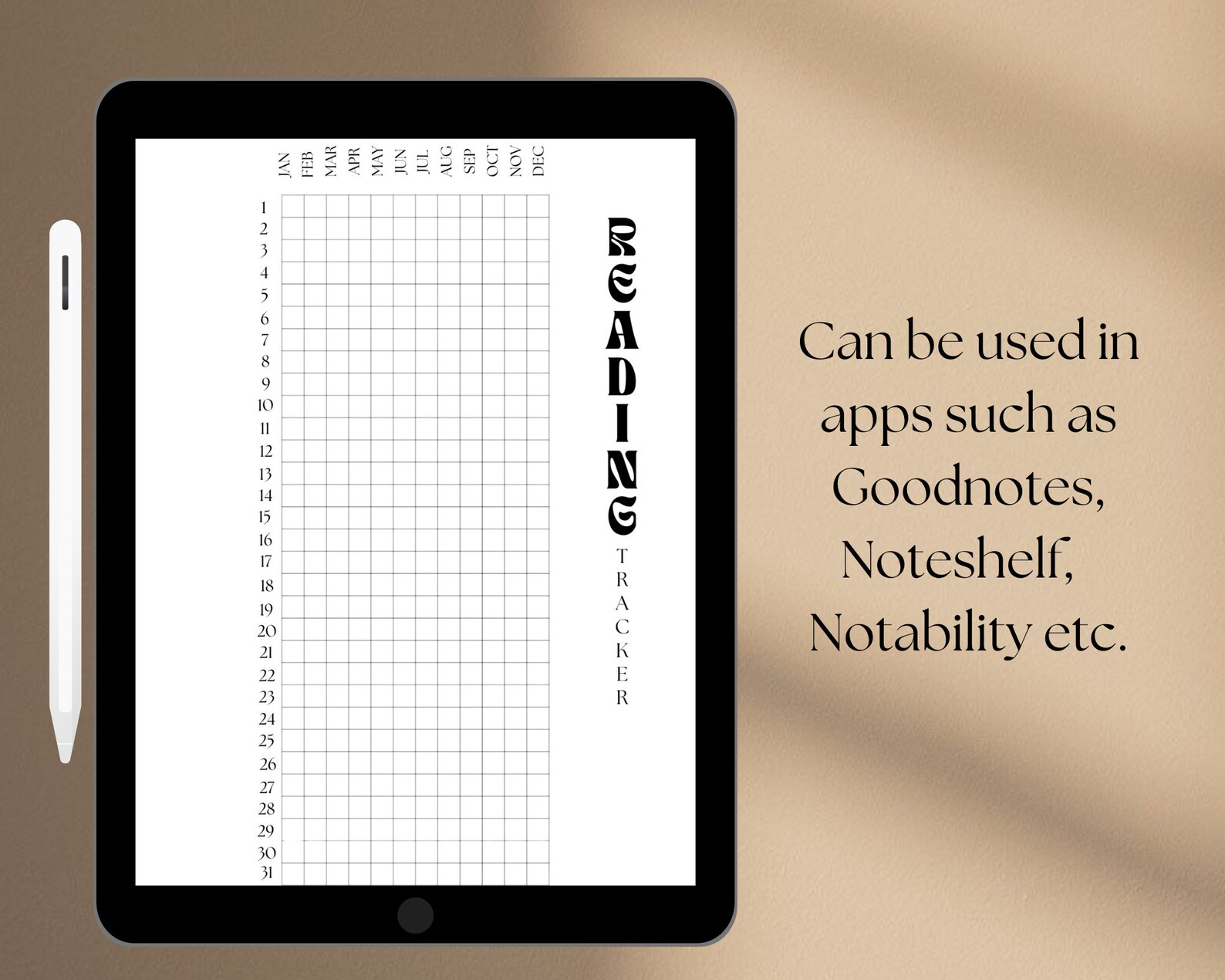 Reading Tracker / Book Log, Reading Habits Overview, Printable Tracker ...