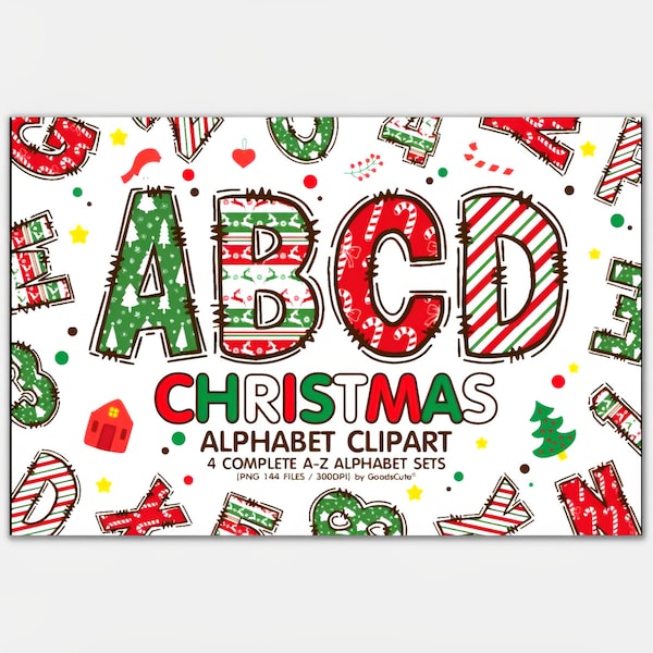 Alphabet Christmas - Etsy