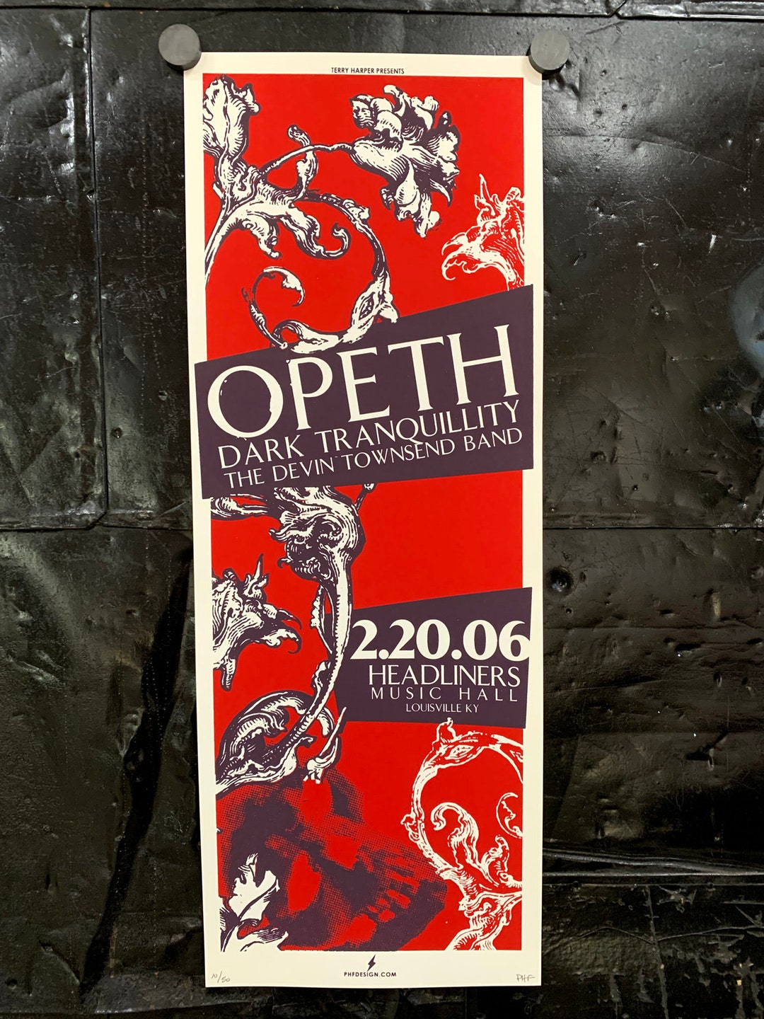 Opeth February 2006 Limited Edition Gig Poster by Powerhouse Factories ...