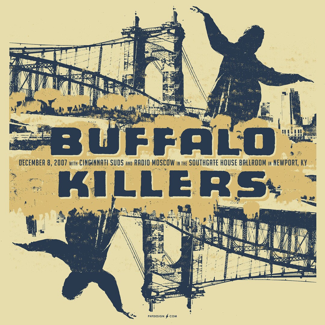 Buffalo Killers December 2007 Limited Edition Gig Poster by Powerhouse ...