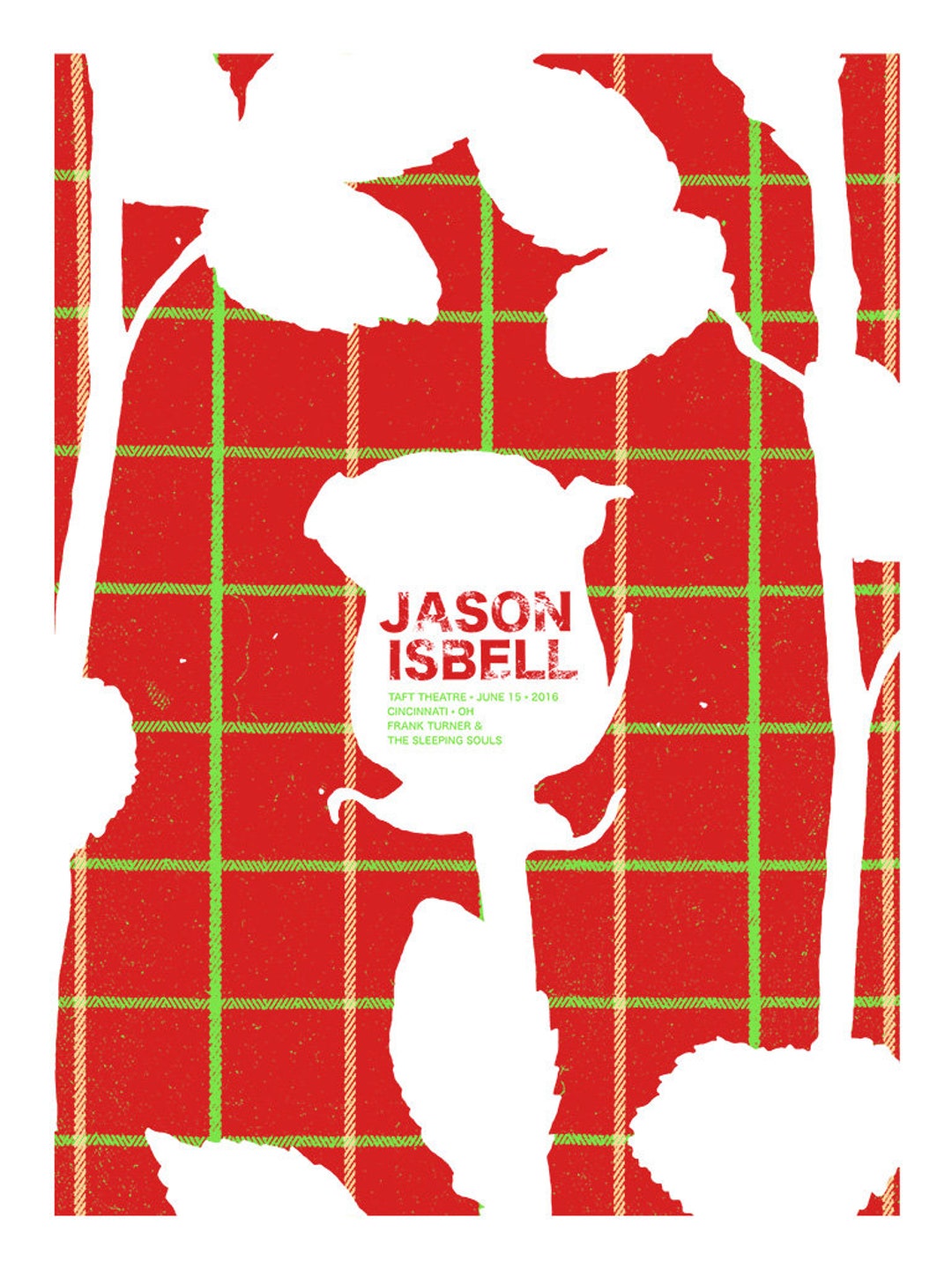 Jason Isbell June 2016 Limited Edition Gig Poster by Powerhouse ...