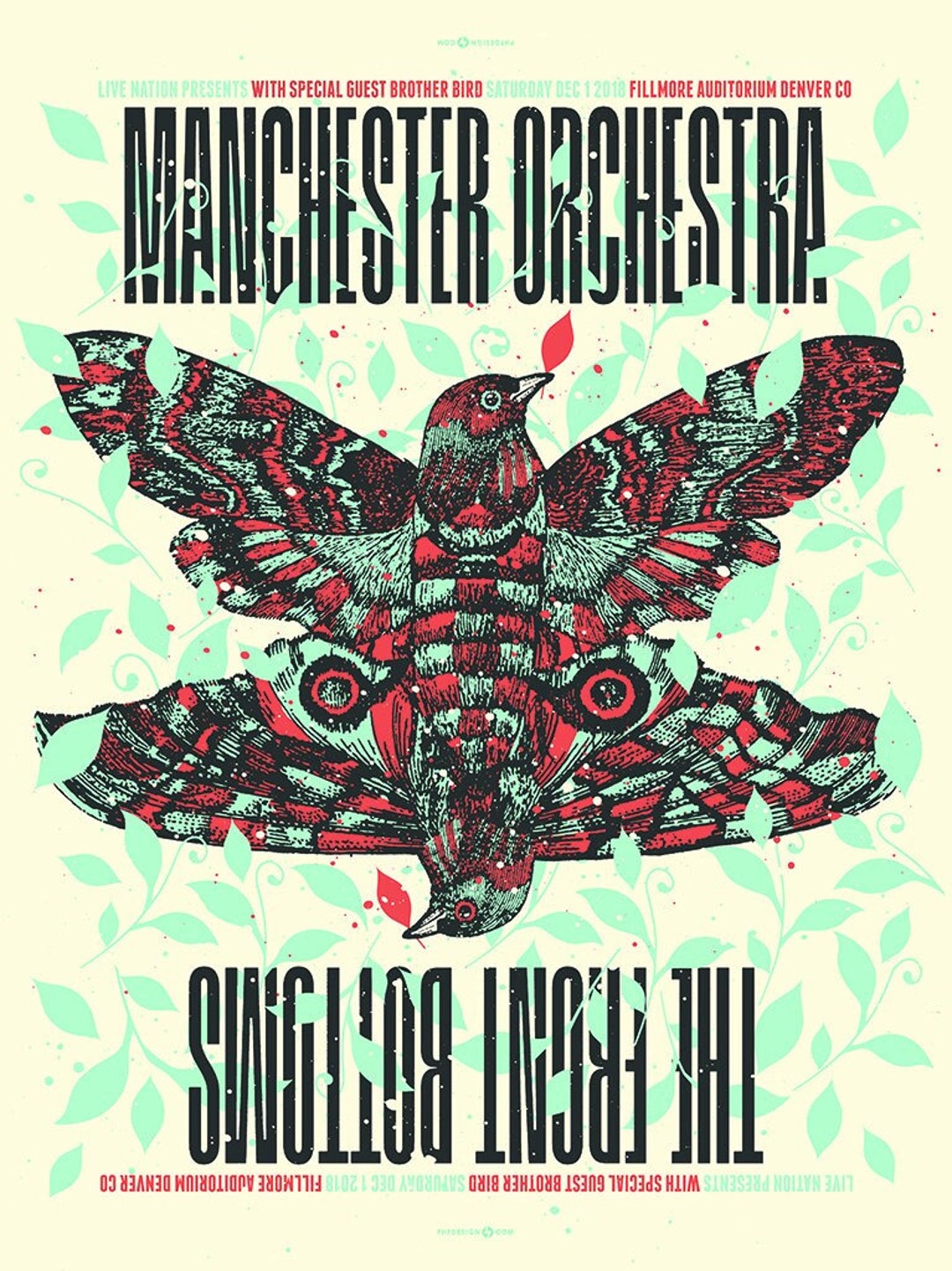 Manchester Orchestra + the Front Bottoms December 2018 Limited Edition ...