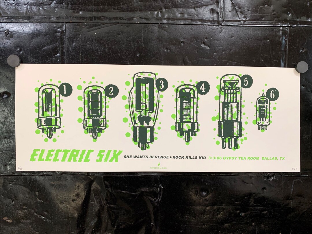 Electric Six and She Wants Revenge March 2006 Limited Edition Gig ...