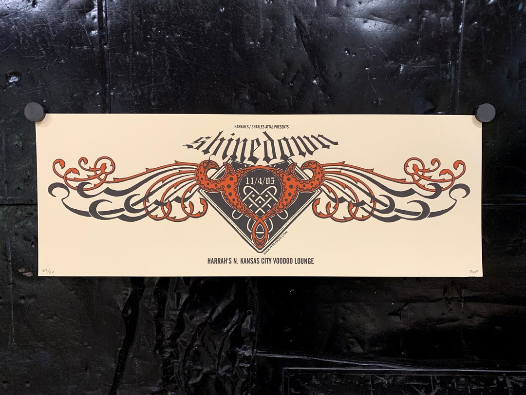Shinedown November 2005 Limited Edition Gig Poster by Powerhouse ...