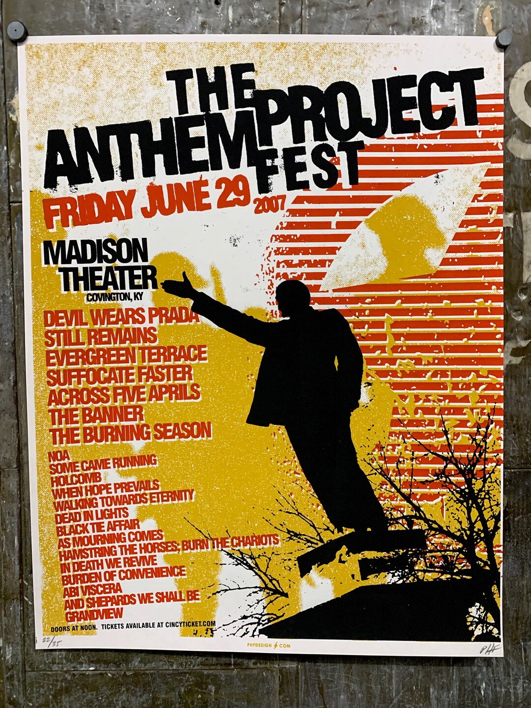 Devil Wears Prada Anthem Project Fest June 2007 Limited Edition Gig ...