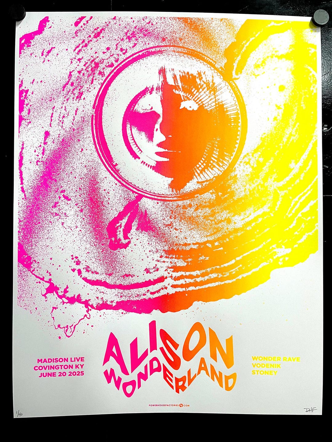 Alison Wonderland June 2025 Limited Edition Gig Poster by Powerhouse ...
