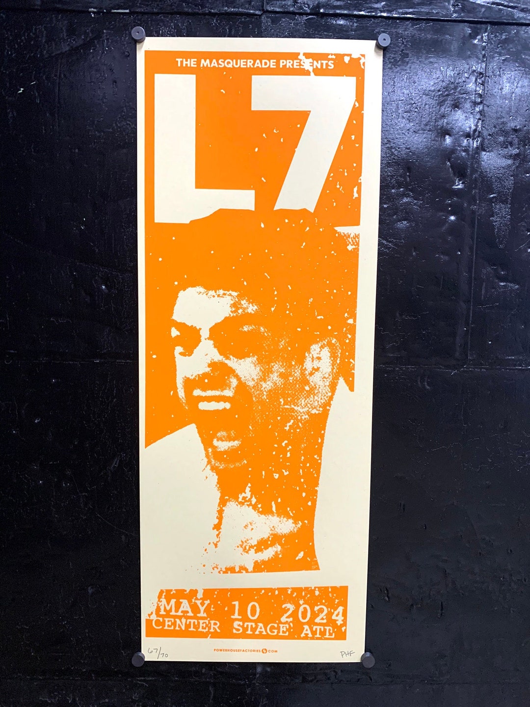 L7 May 2024 Limited Edition Gig Poster by Powerhouse Factories - Etsy