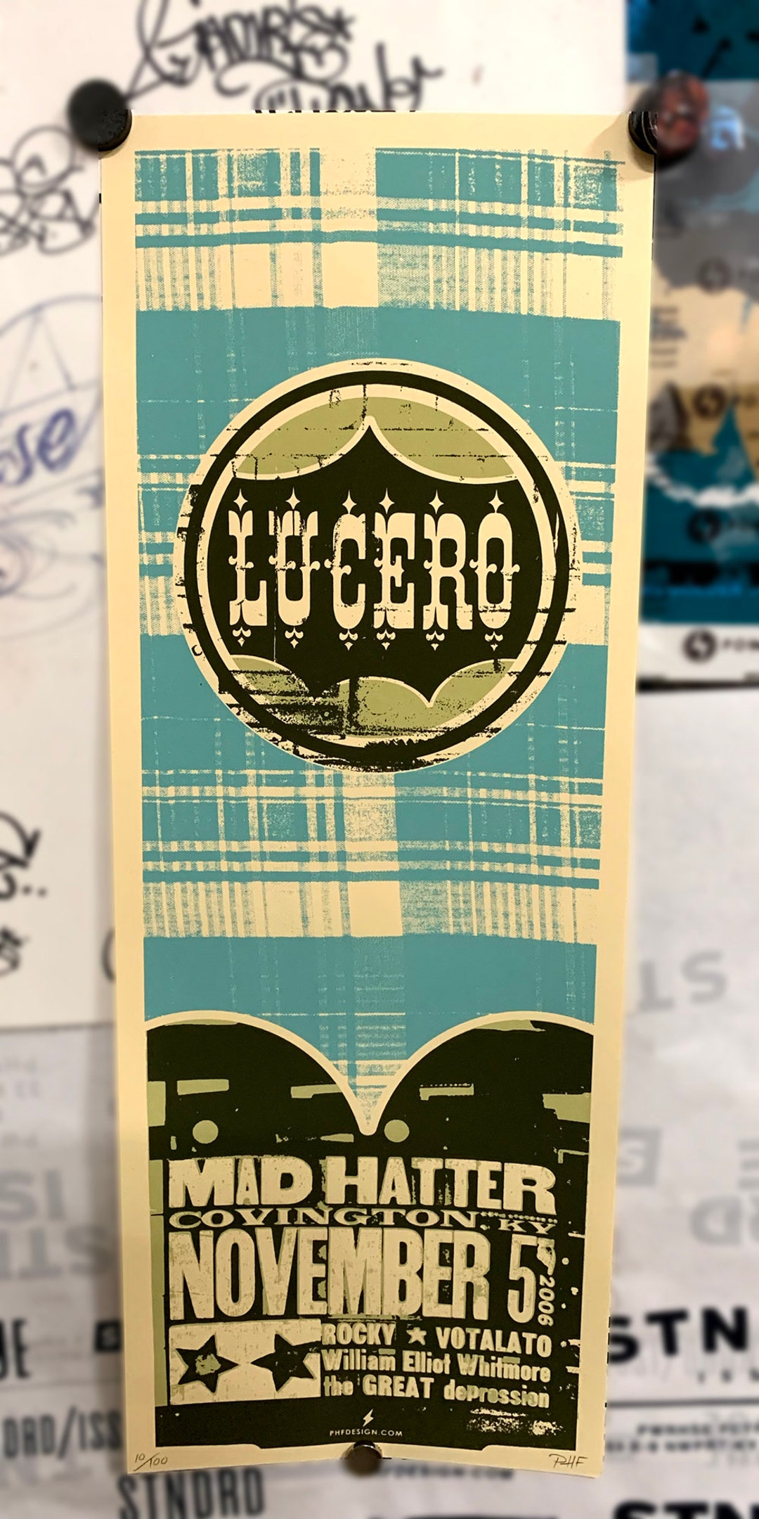 Lucero November 2006 Limited Edition Gig Poster by Powerhouse Factories ...