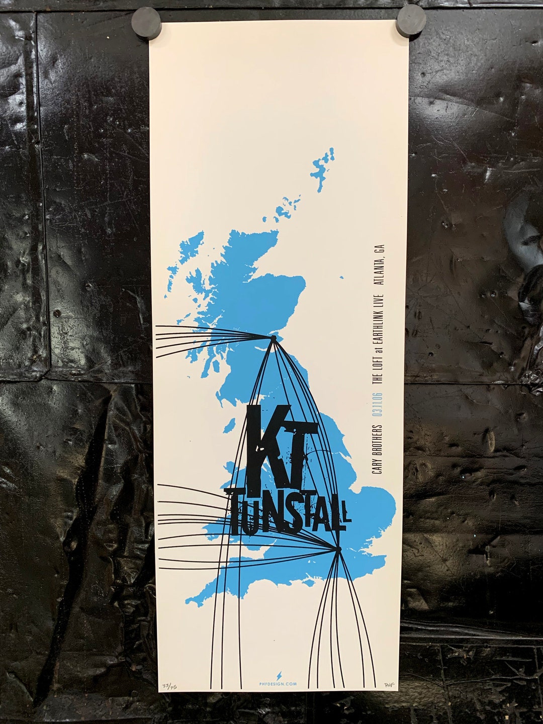 KT Tunstall March 2006 Limited Edition Gig Poster by Powerhouse ...