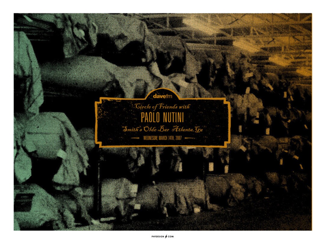 Paulo Nutini March 2007 Limited Edition Gig Poster by Powerhouse ...