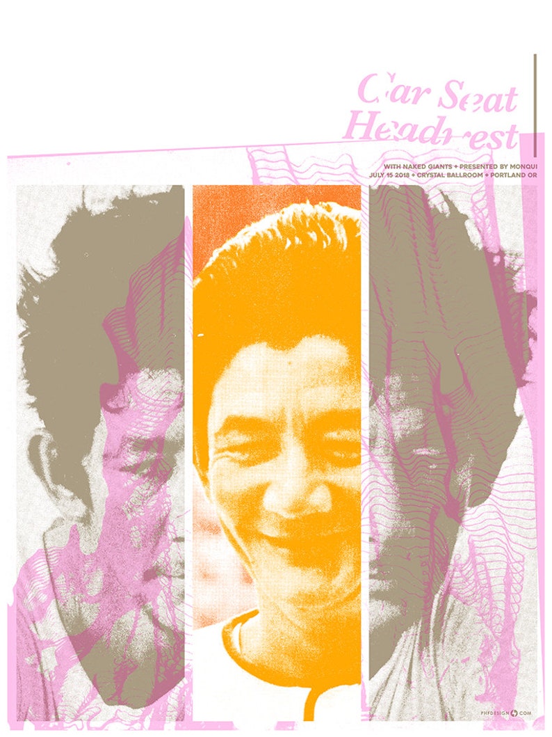 Car Seat Headrest July 2018 Limited Edition Gig Poster by Powerhouse ...