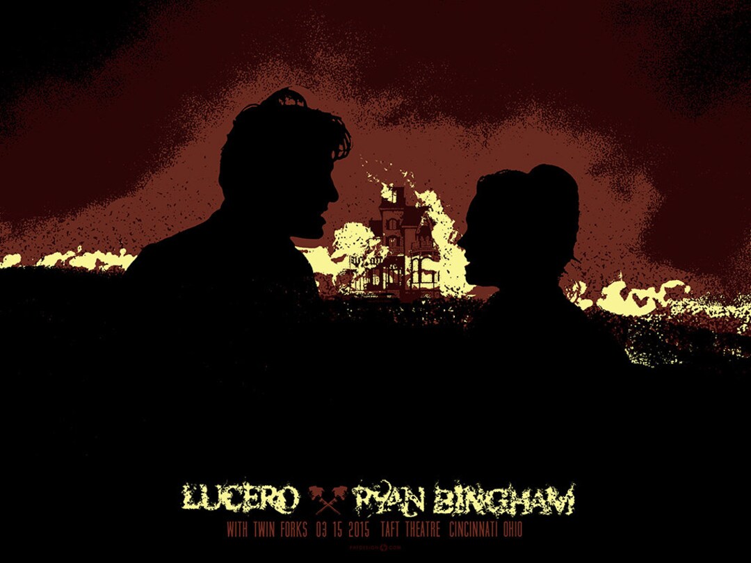 Lucero March 2015 Limited Edition Gig Poster by Powerhouse Factories - Etsy