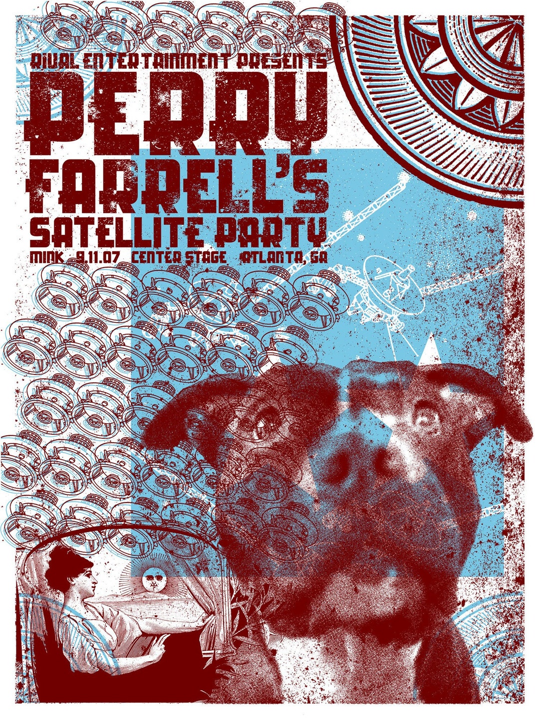 Perry Farrell September 2007 Limited Edition Gig Poster by Powerhouse ...