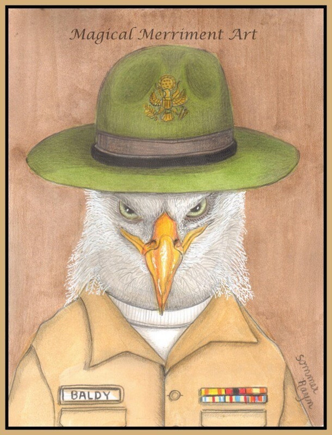 Military Drill Sergeant Bird, He Means Business, Boot Camp, Fun ...