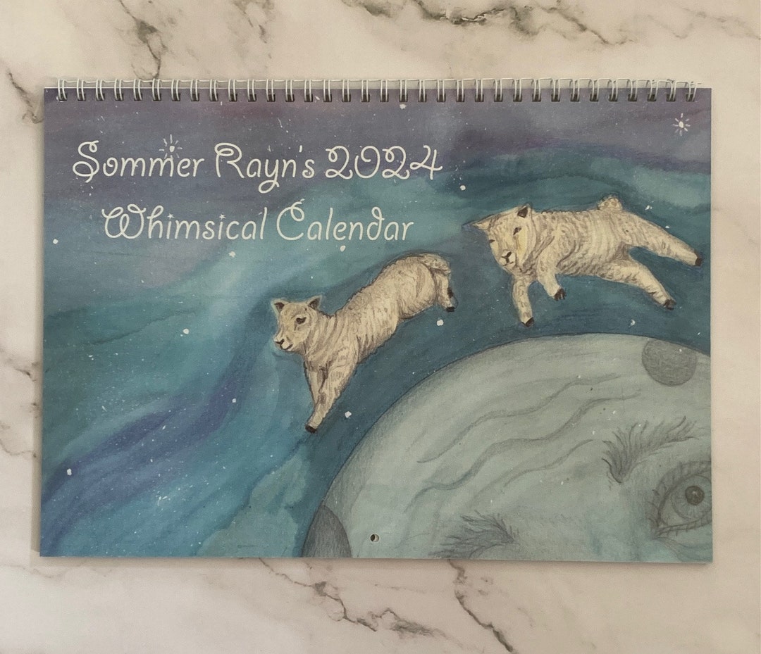 2024 Sommer's Whimsical Art Calendar Great Holiday Gift - Etsy