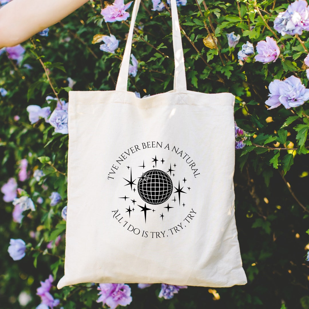 Mirror Ball Lyrics Inspired Merch, Canvas Tote Bag, Folklore Album, Ive ...