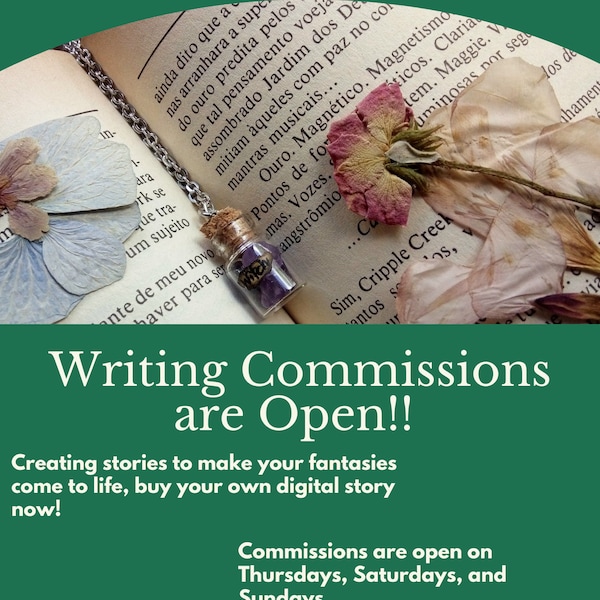 Writing Commissions - Etsy
