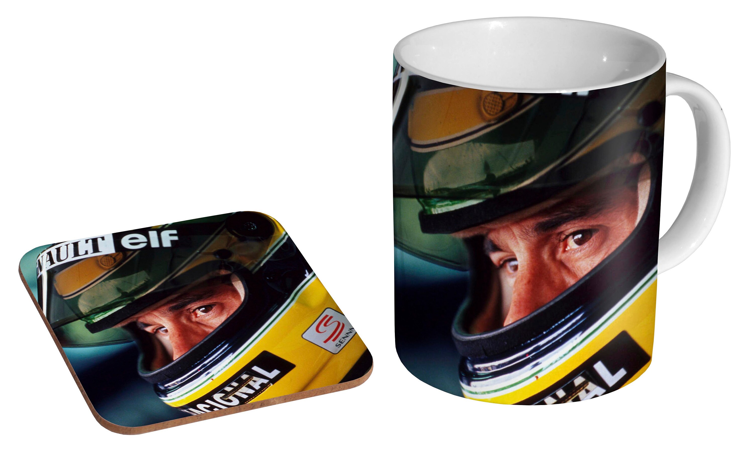 Ayrton Senna Eyes Inspired Ceramic Coffee Mug Coaster Gift - Etsy