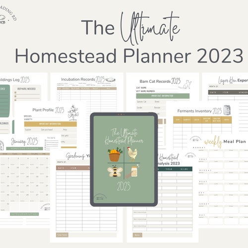 Homestead Farm Planner - Etsy