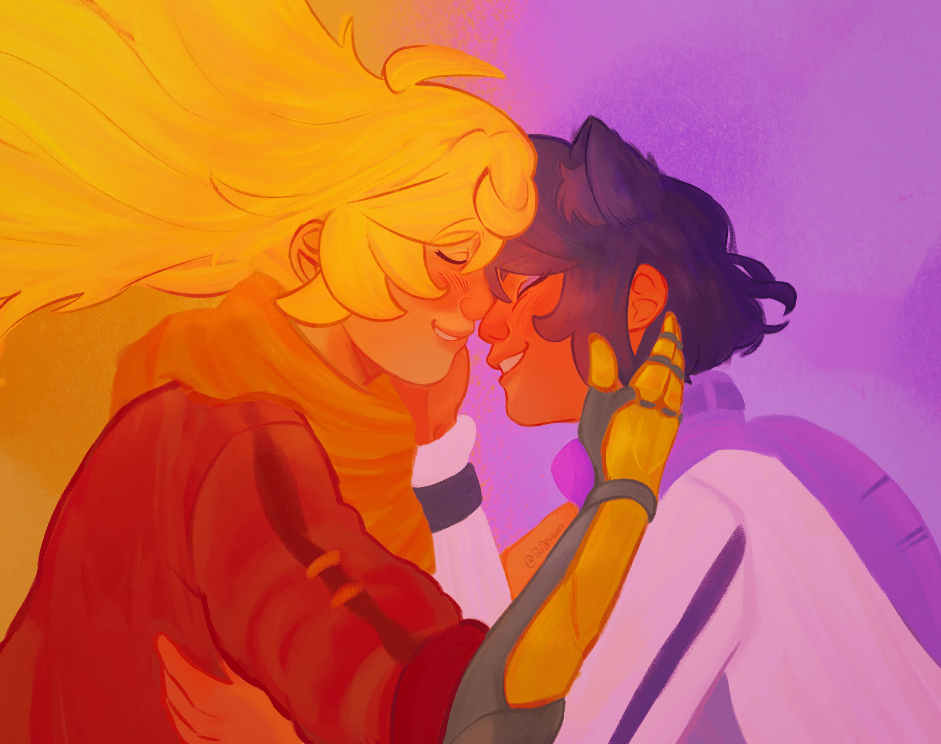 Rwby Blake X Yang