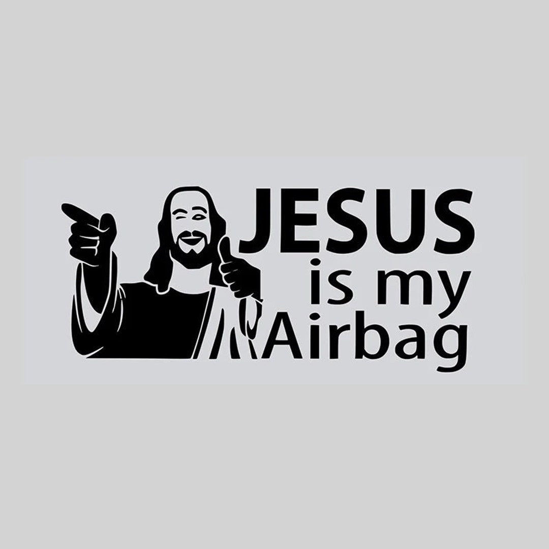 Jesus is My Airbag Christian Car Sticker | Auto Truck Car Windshield ...