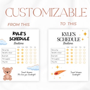 Daily Checklist for Boys | to Do List Template | Kids Routine Chart ...