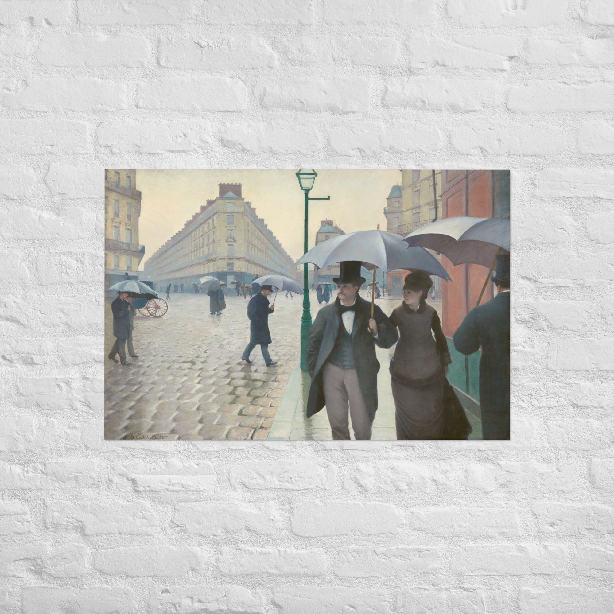Gustave Caillebotte's Paris Street Rainy Day Museum Quality Fine Art ...