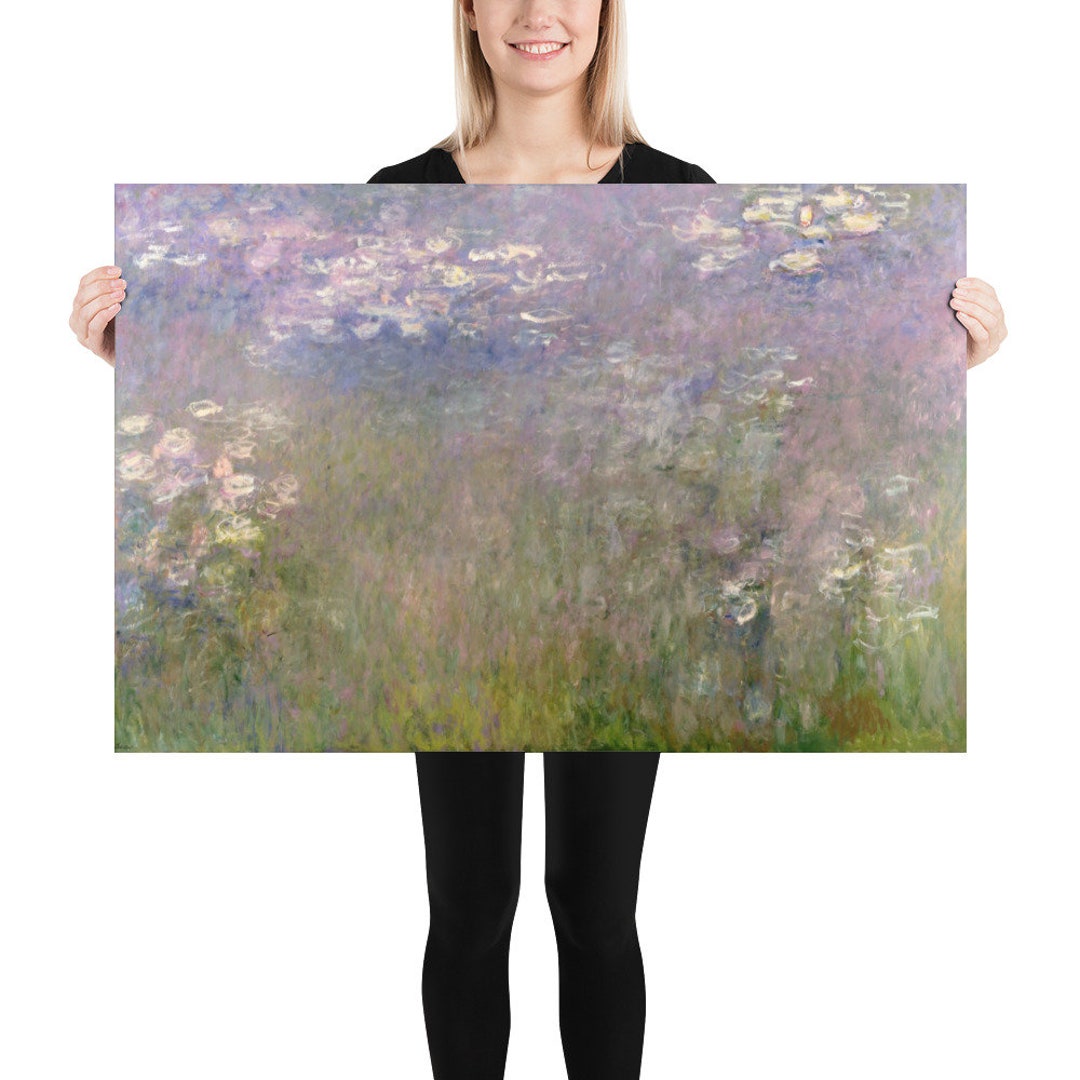 Water Lilies by Claude Monet Hi Res Masterpiece Fine Art Wall Art ...