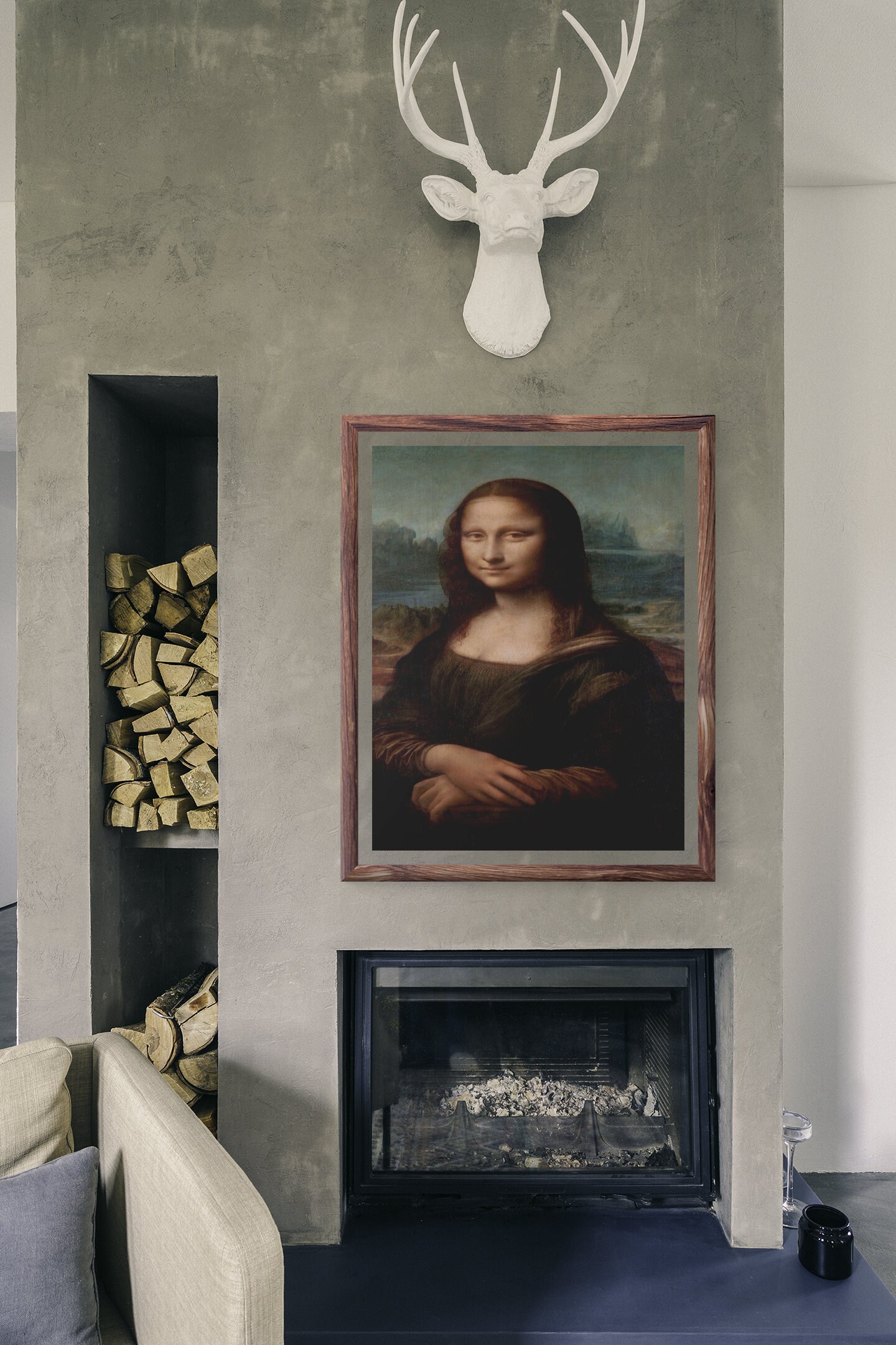 Mona Lisa by Da Vinci Renaissance Hi-res Masterpiece Fine Art Print ...