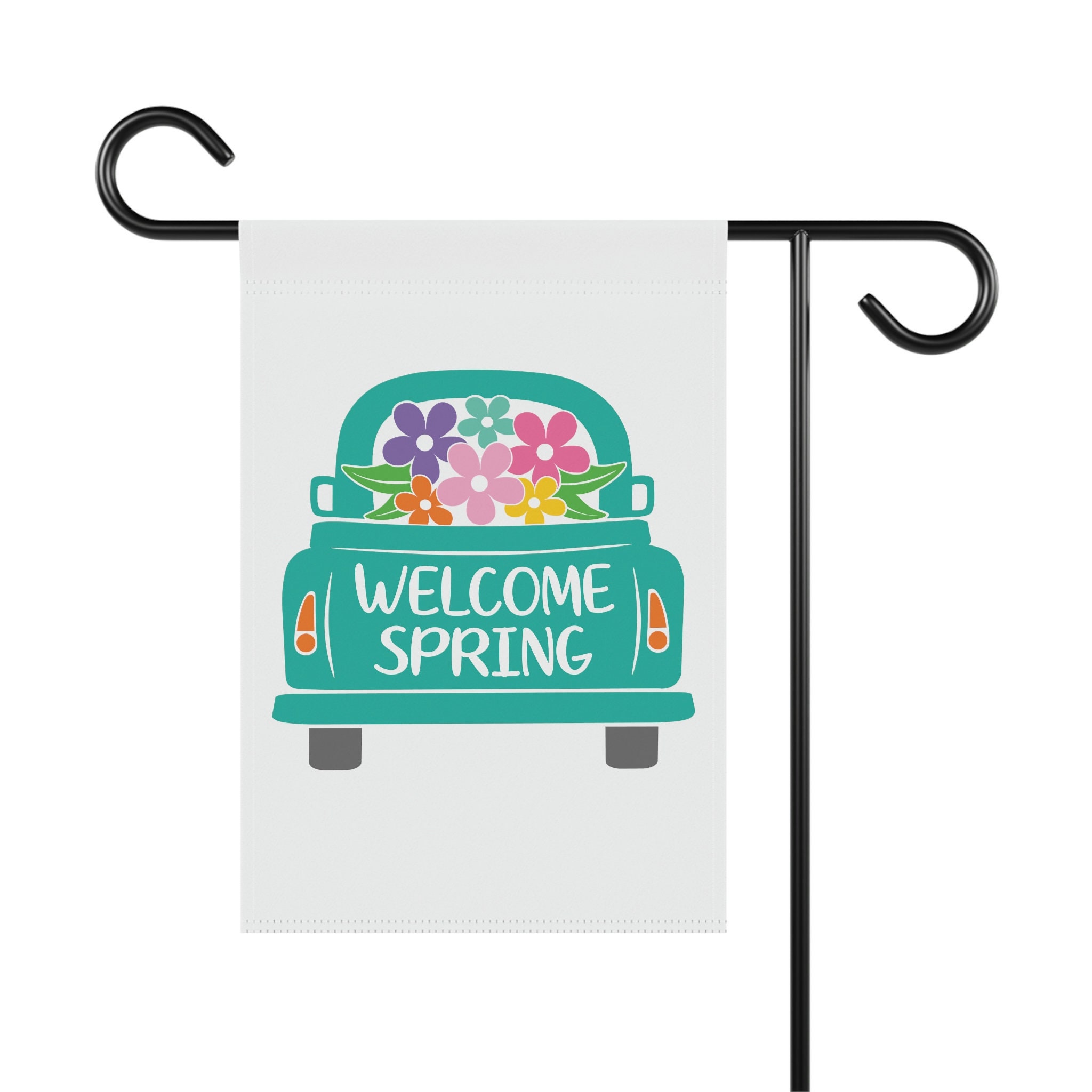 Welcome Spring Flag Spring House Flag Spring Garden Flag - Etsy