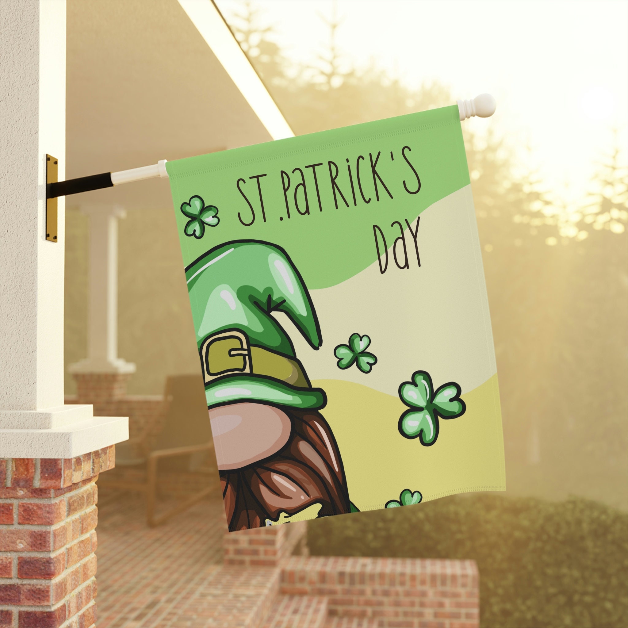 St. Patrick's Day Flag, Lucky Flag, Irish Garden Flag, St. Patrick's ...