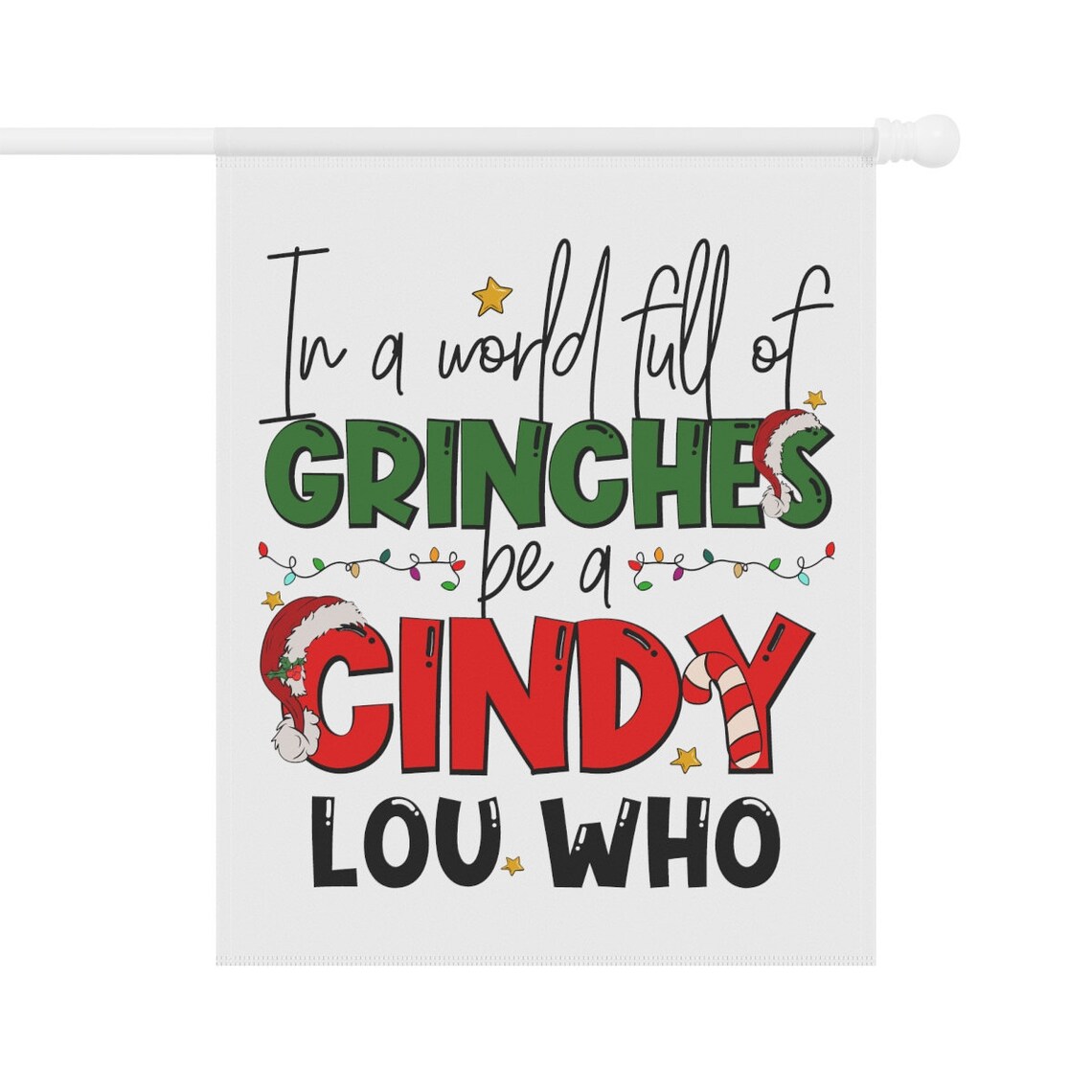 Grinch Flag Cindy Lou Who House Flag Grinch Garden Flag - Etsy
